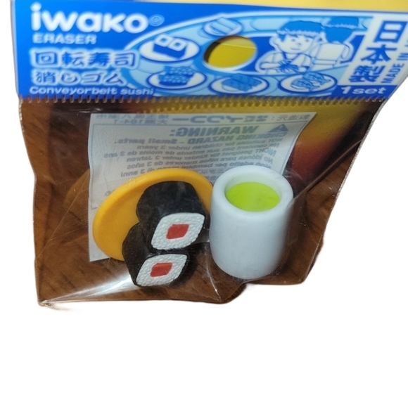 iwako | Other | Iwako Eraser Conveyorbelt Sushi | Poshmark